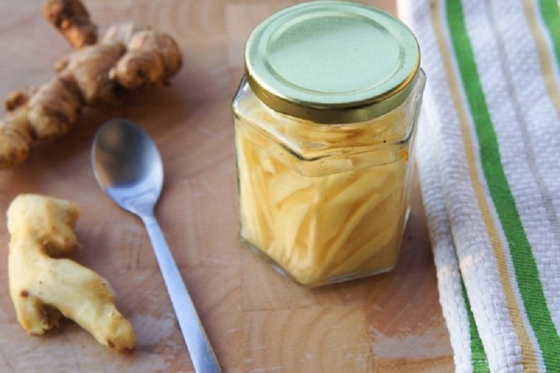 Marinated ginger: a recipe